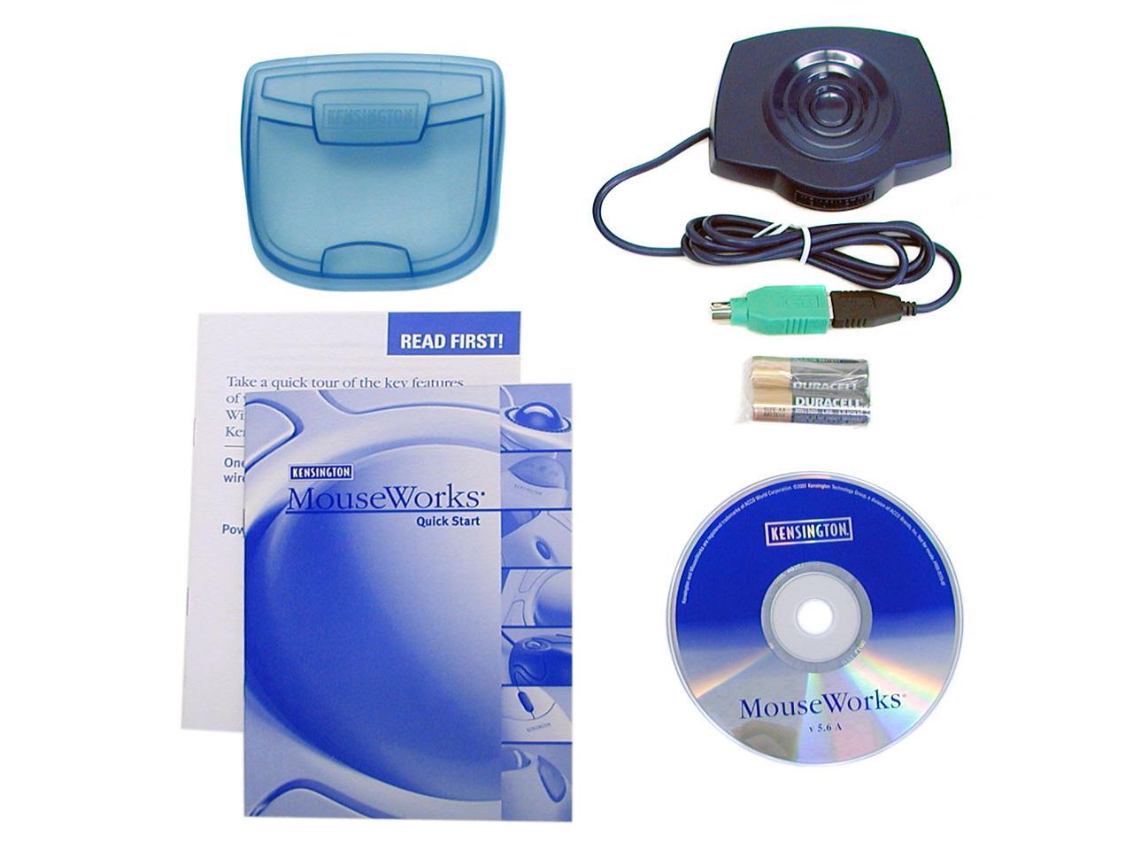 Kensington Expert Mouse Pro Trackball Wireless 64245 Silver Trackball ...