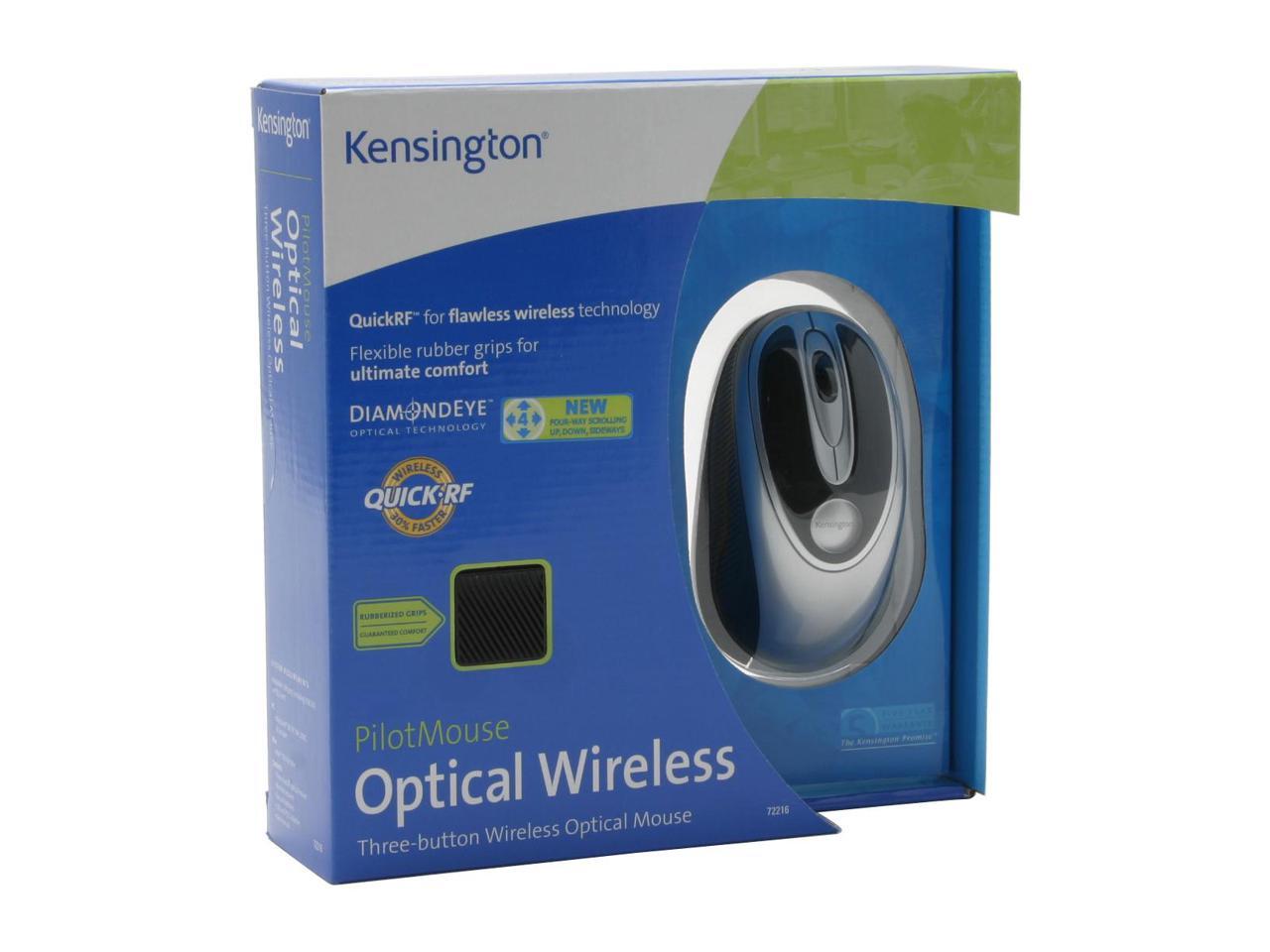 Kensington PilotMouse 72216 2-Tone RF Wireless Optical Mouse - Newegg.com