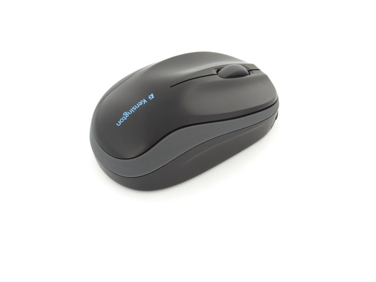 Kensington Pro Fit Black Wired Optical Retractable Mobile Mouse ...