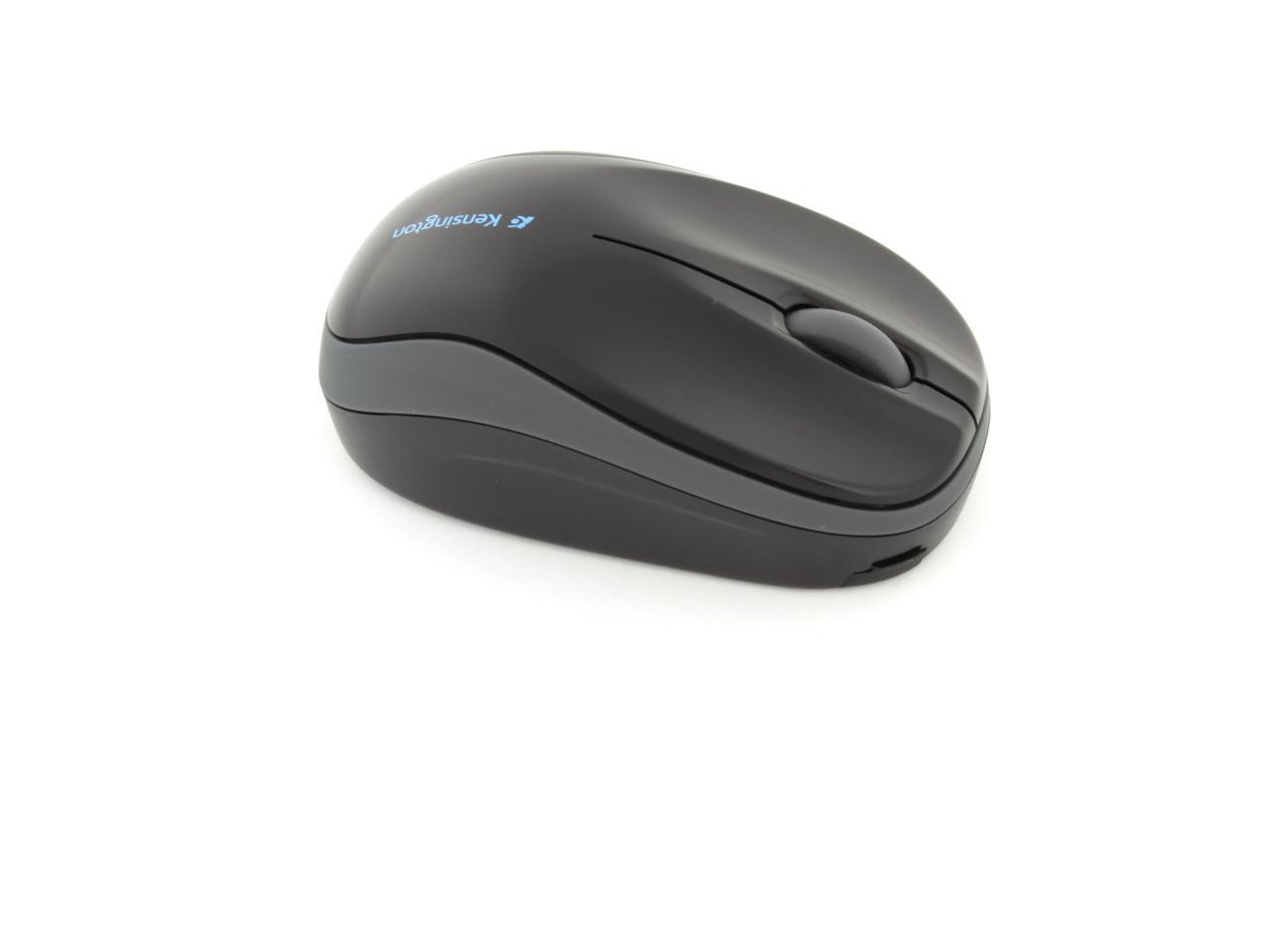 Kensington Pro Fit Black Wired Optical Retractable Mobile Mouse ...