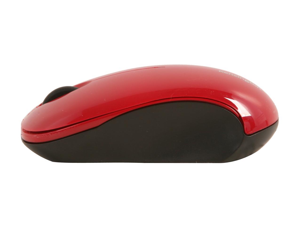 Kensington Mouse for Life Wireless Three-Button Mouse K72411US Red RF ...