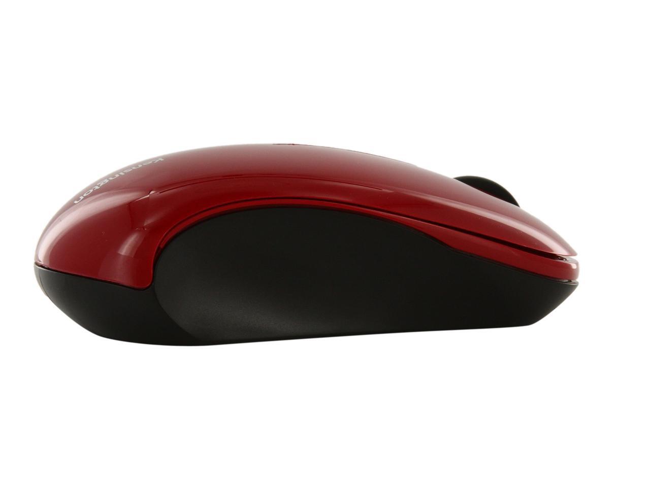 Kensington Mouse for Life Wireless Three-Button Mouse K72411US Red RF ...
