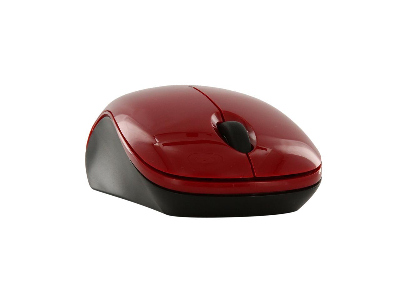 Kensington Mouse for Life Wireless Three-Button Mouse K72411US Red RF ...