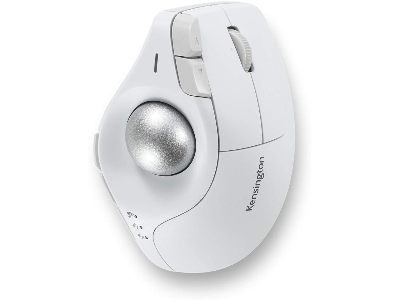 Kensington Pro Fit Ergo Vertical Wireless Trackball - White (K75263WW ...