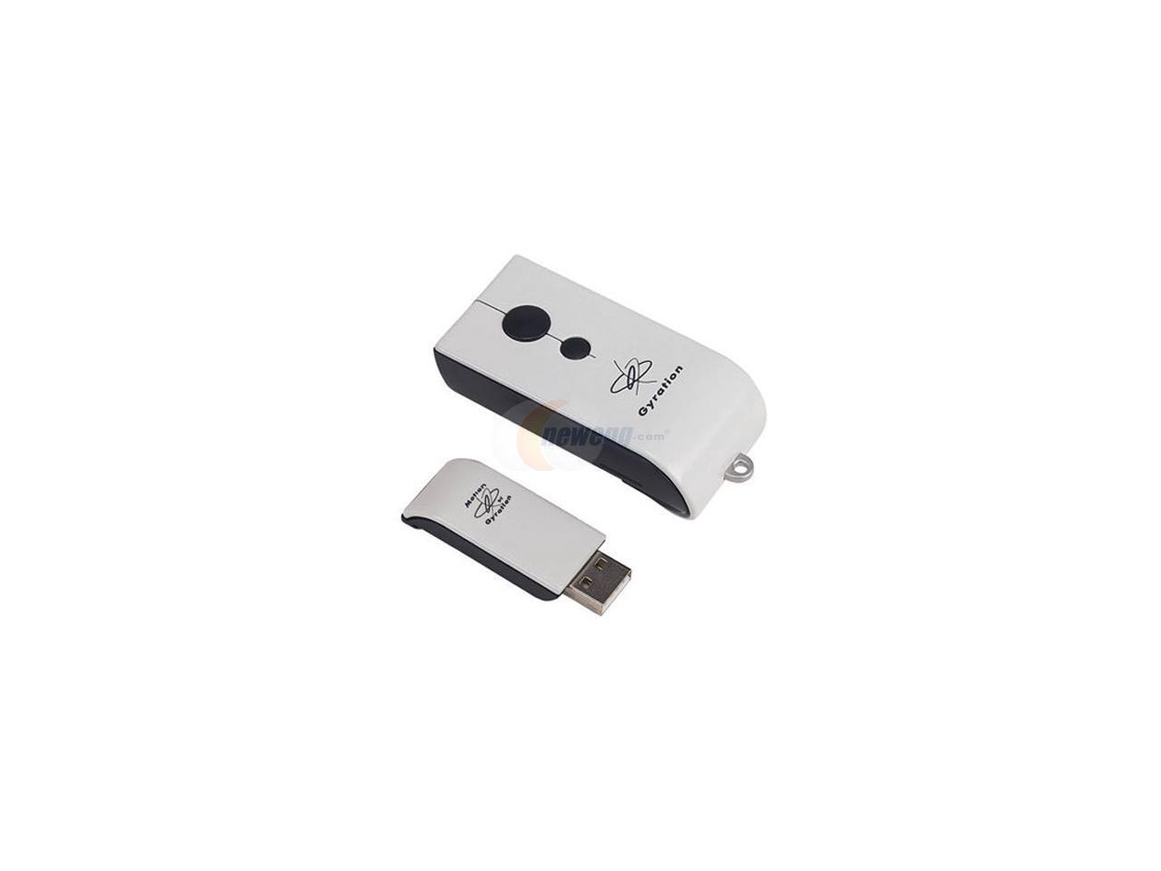 Gyration GYT8102US White RF Wireless GYROTRANSPORT Air-mouse Presenter ...