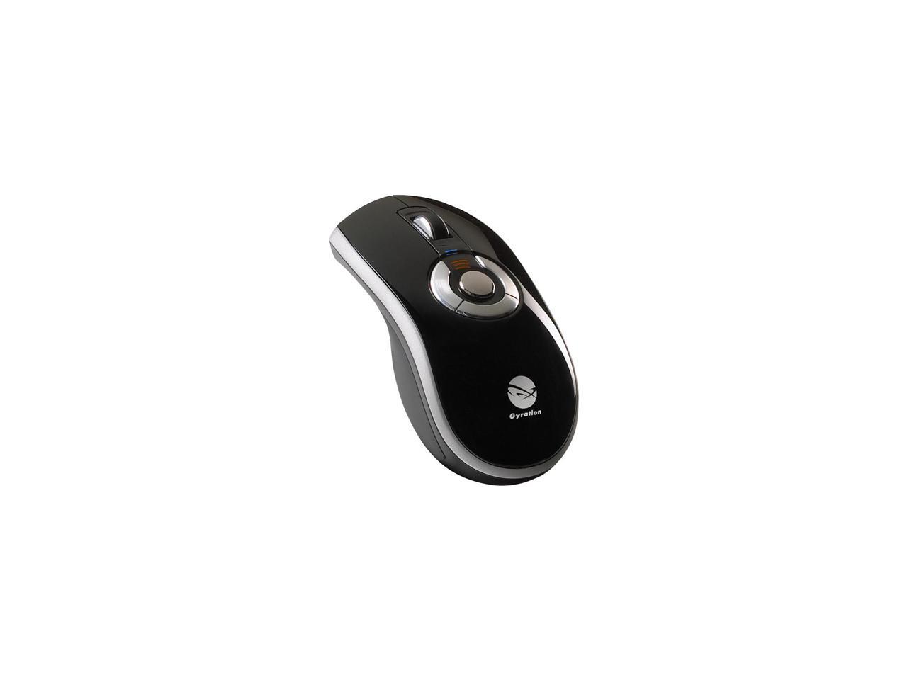 Gyration GYM5600NA Black 2.4GHz RF Wireless Optical Air Mouse Elite ...