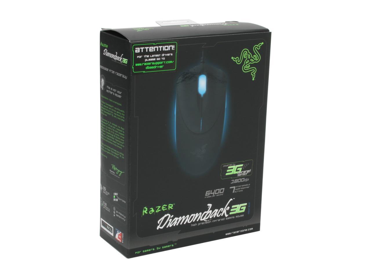 RAZER Diamondback 3G Frost Blue 3G infrared Gaming Mouse - Newegg.com