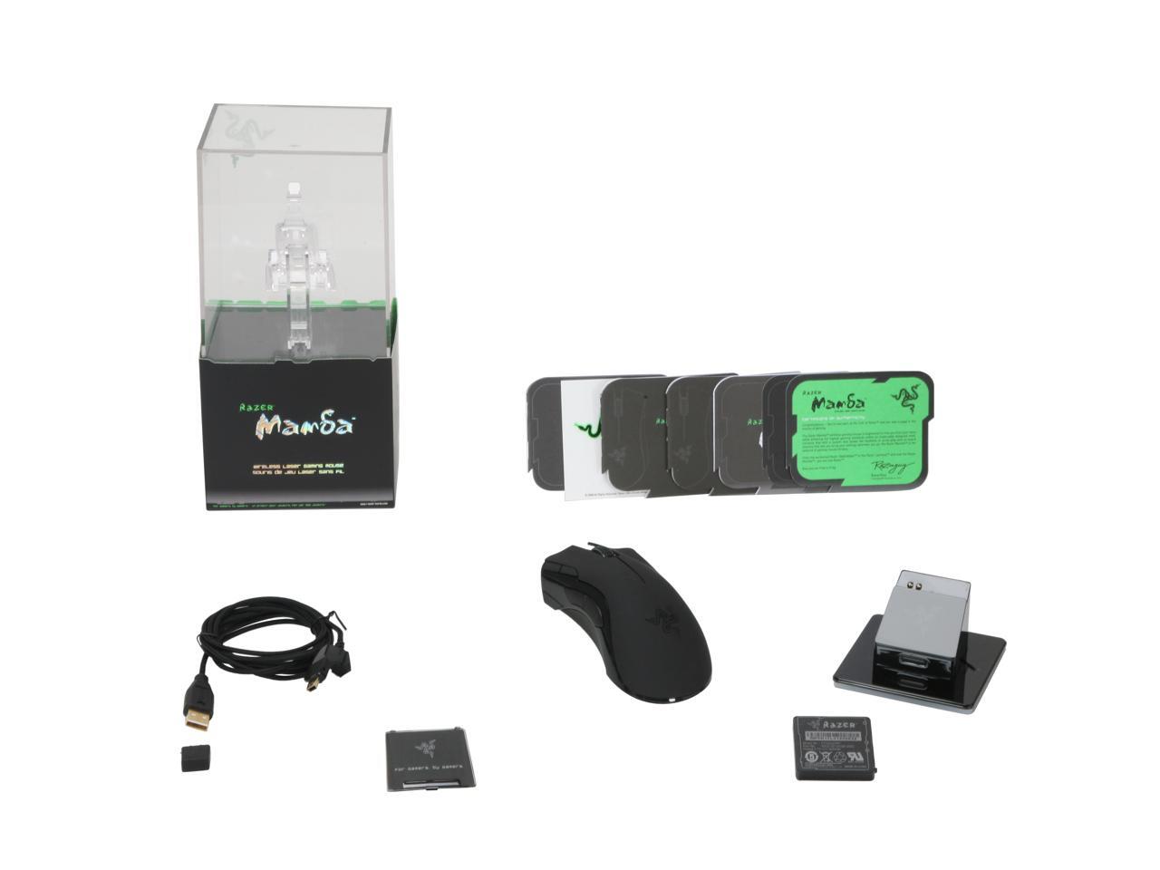 RAZER Mamba Black Laser Gaming Mouse - Dual Mode Wired/Wireless ...