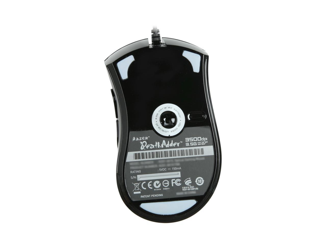 RAZER DeathAdder USB Wired Gaming Mouse - Left-Hand Edition - Newegg.com