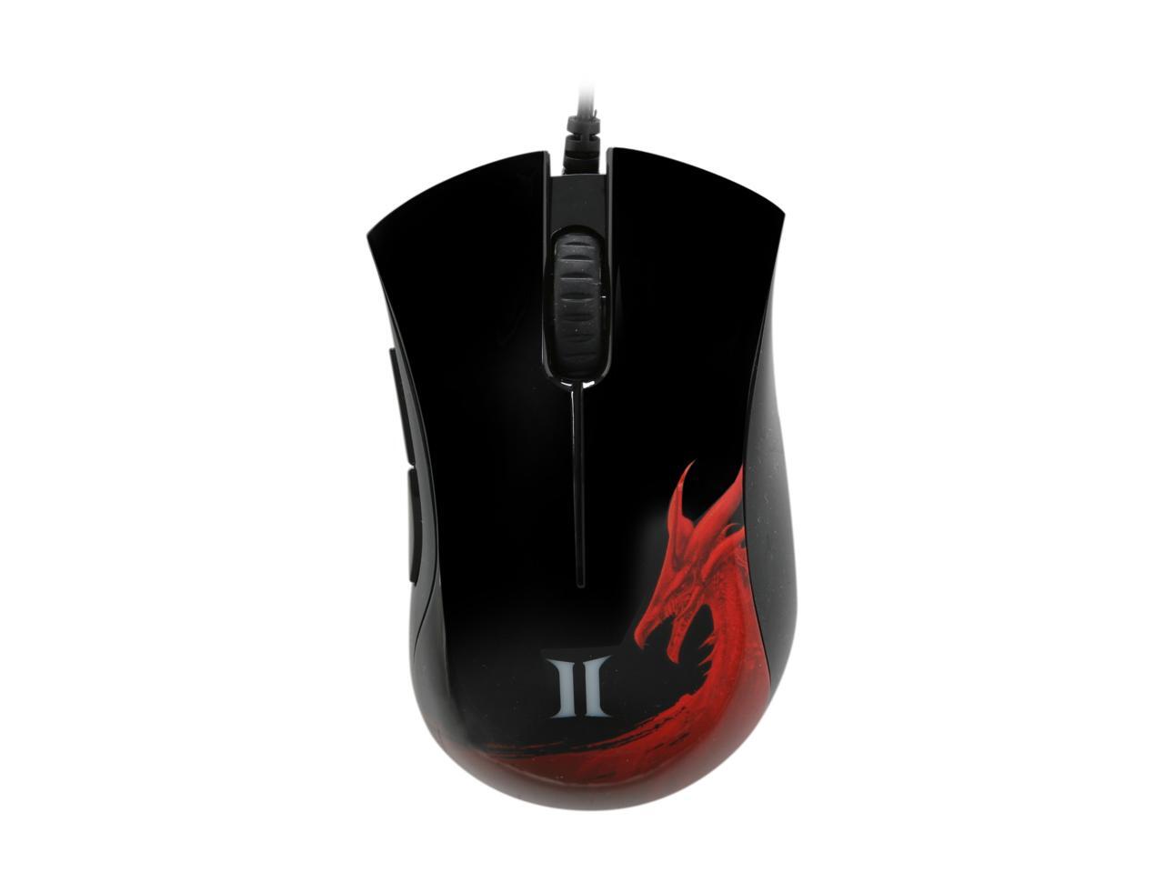 RAZER Dragon Age II DeathAdder Black 5 Buttons 1 x Wheel USB Wired 3.5G ...