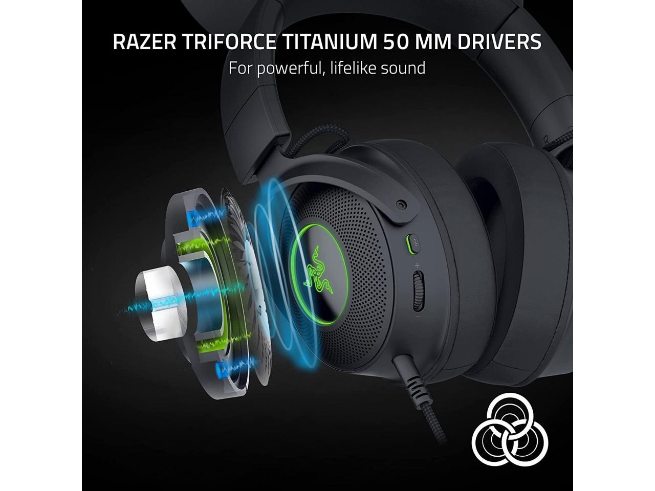 Razer Kraken Kitty V2 Pro Wired RGB Headset: Interchangeable Ears ...