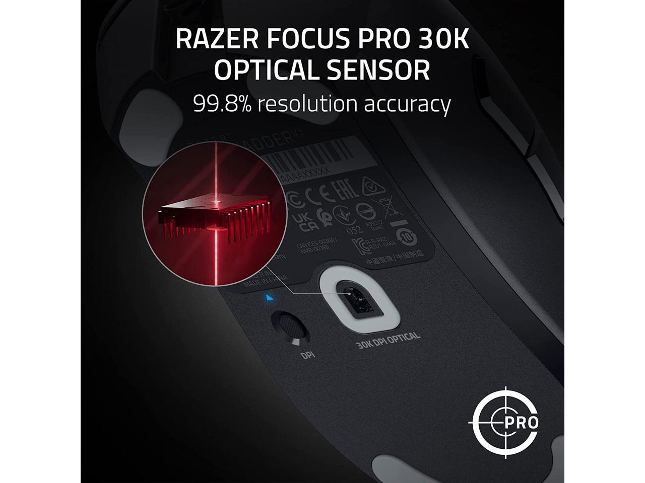 Razer DeathAdder V3 Wired Gaming Mouse: 59g Ultra Lightweight - Focus ...