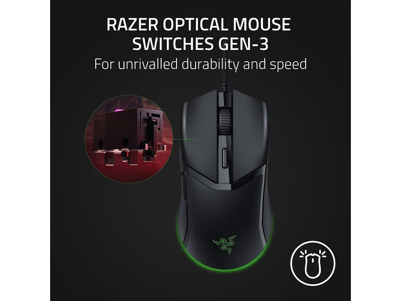 Razer Cobra Wired Gaming Mouse: 58g Lightweight Design - Gen-3 Optical ...