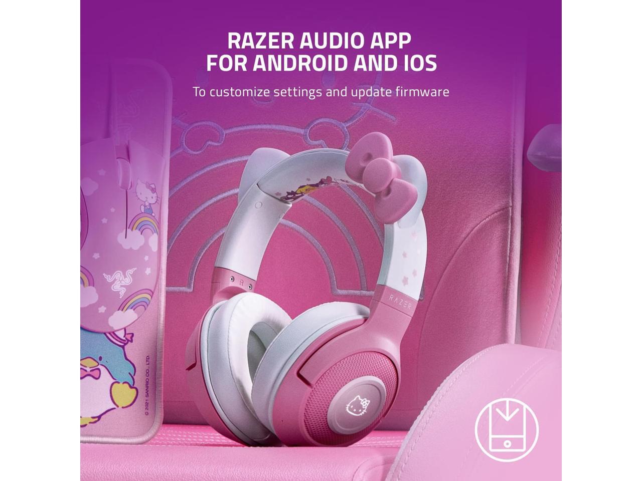 Razer Kraken BT Headset: Bluetooth 5.0-40ms Low Latency Connection - Custom-Tuned 40mm Drivers ...
