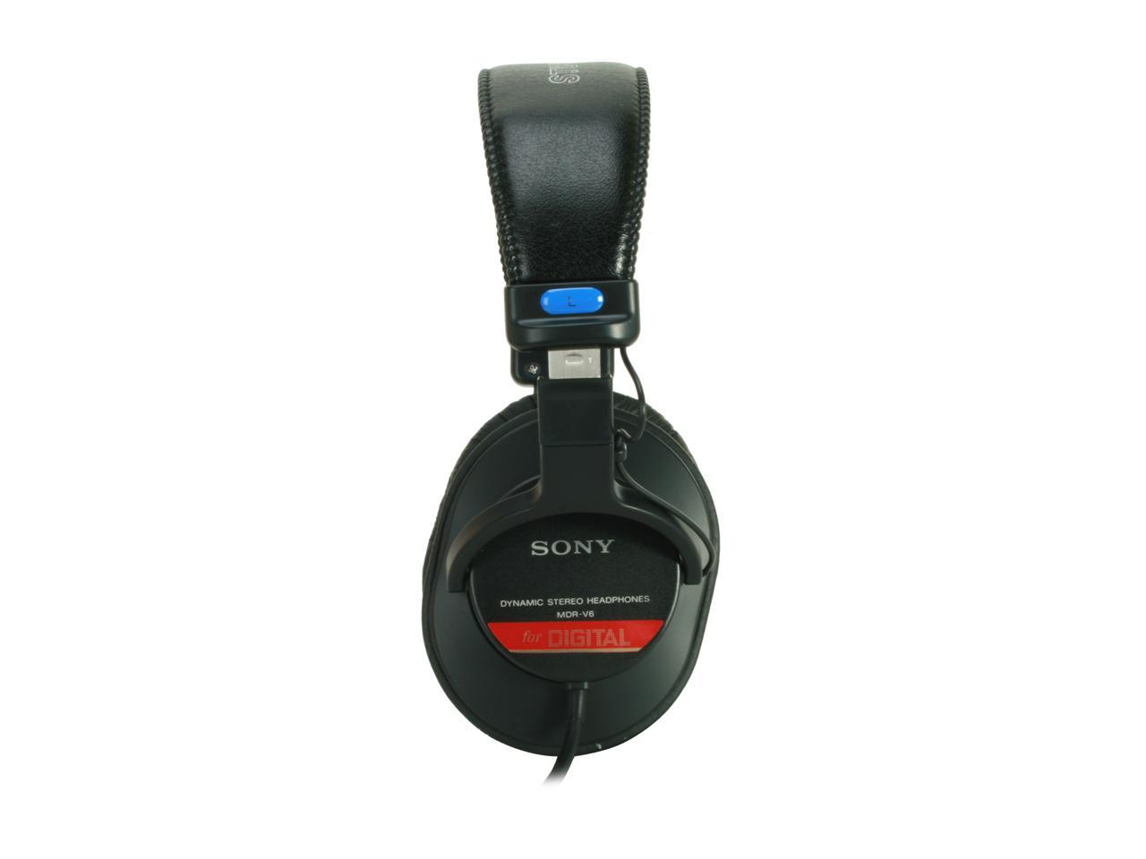 SONY MDR-V6 Circumaural Studio Monitor Series Headphone - Newegg.com