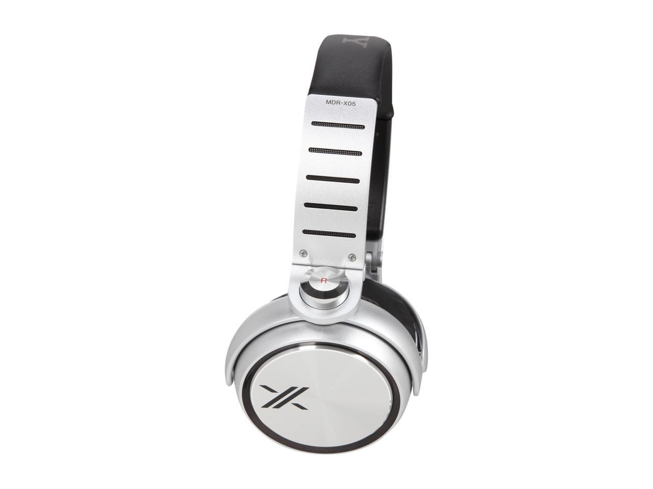 SONY Black/Silver MDR-X05/BS Headphones, Black/Silver - Newegg.com