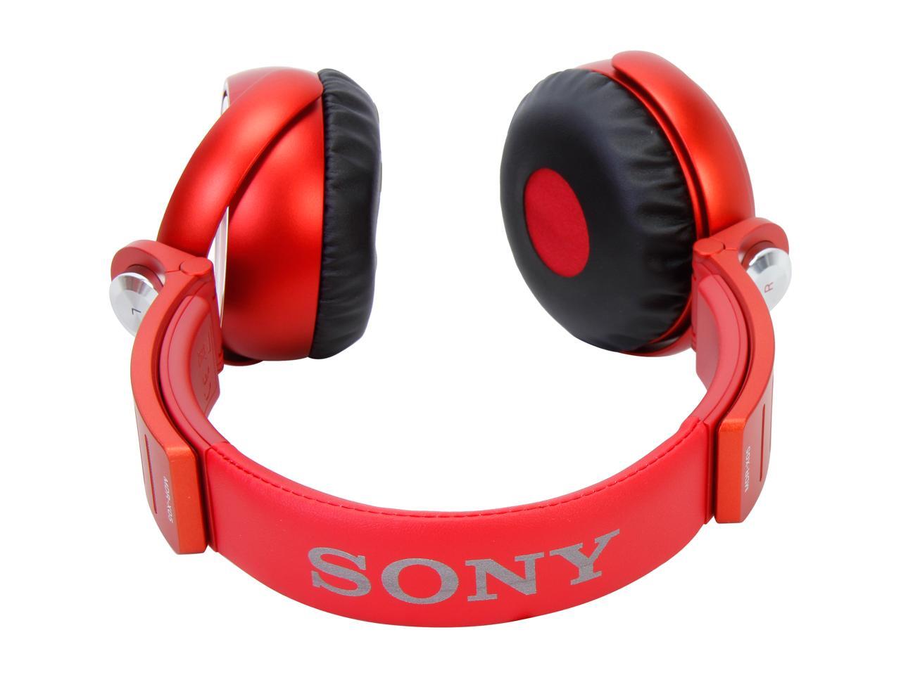 SONY Black/Red MDR-X05/BR Headphones, Red - Newegg.com