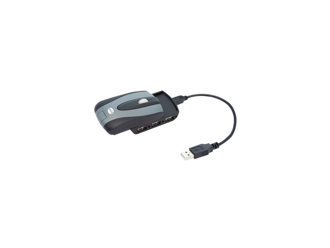 MICRO INNOVATIONS PD735MFW 27MHz Wireless Optical Mouse/Hub Combo ...