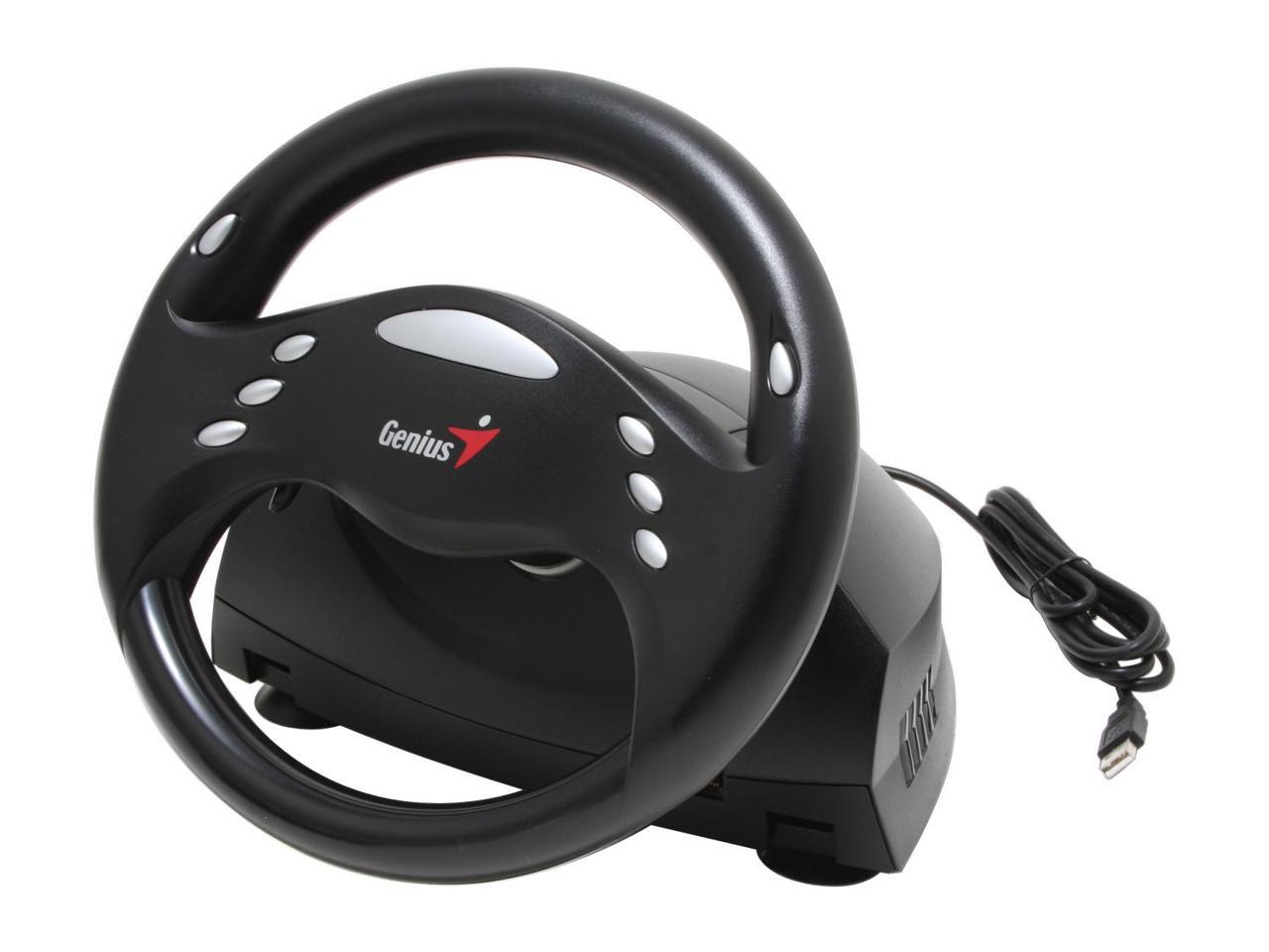 Genius SpeedWheel 3 High-Speed Racing Wheel System for PC games ...