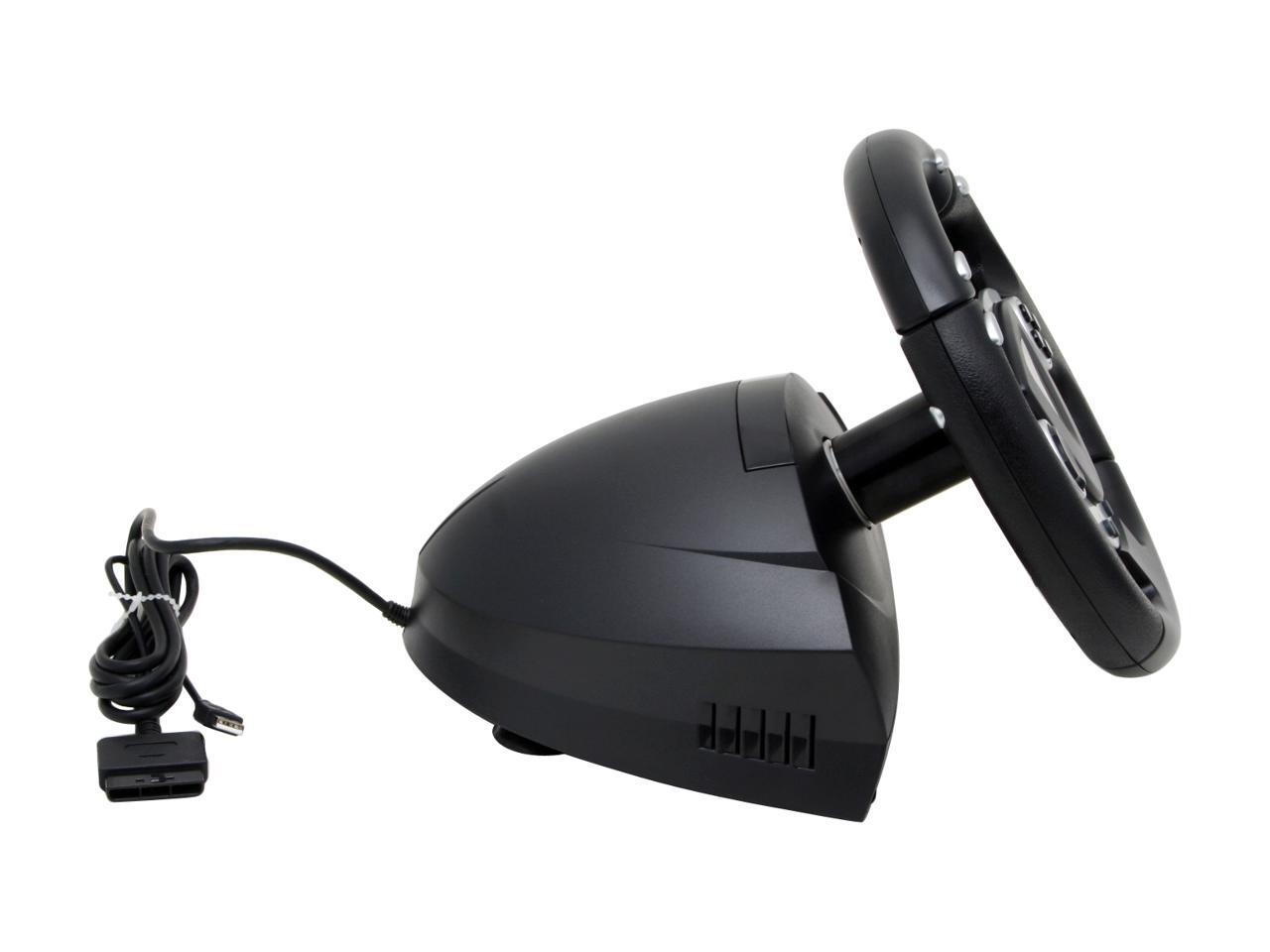 Genius Twin Wheel - Vibration Feedback Racing Wheel for PS2&PC with 12 ...