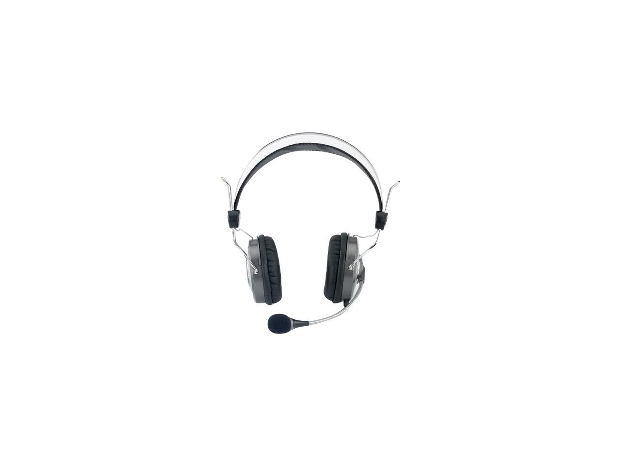 Genius HS-04SU Circumaural Headband Headset with Noise-canceling ...