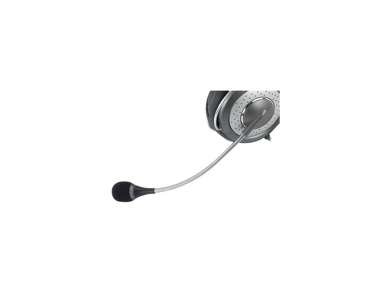 Genius HS-04SU Circumaural Headband Headset with Noise-canceling ...