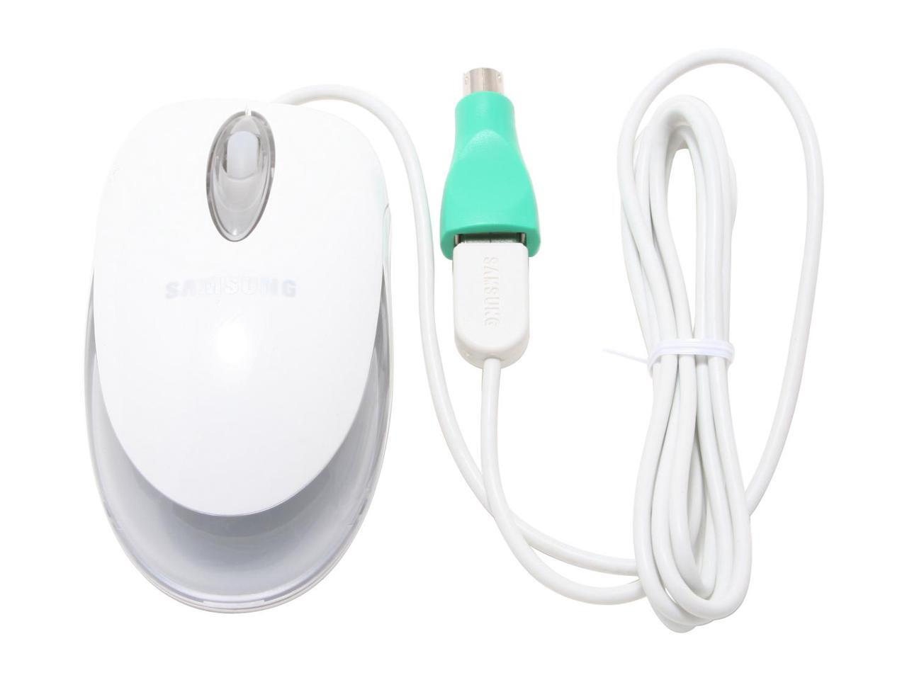 SAMSUNG PLEOMAX SPM-3800 White 800dpi Optical Rainbow Mouse - Newegg.com