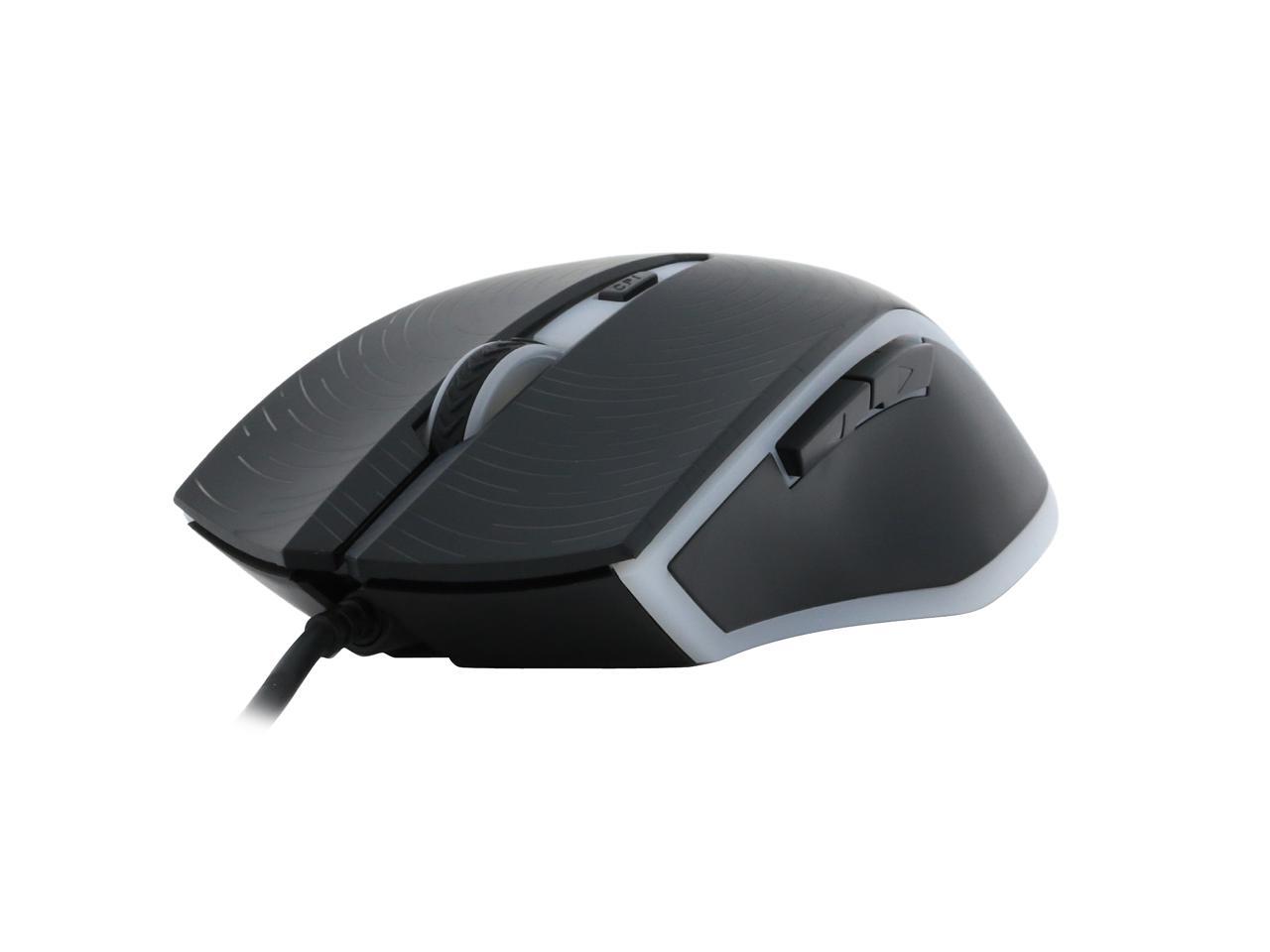 Rosewill 4000 dpi Rainbow Backlit Optical Wired Gaming Mouse (NEON M53 ...
