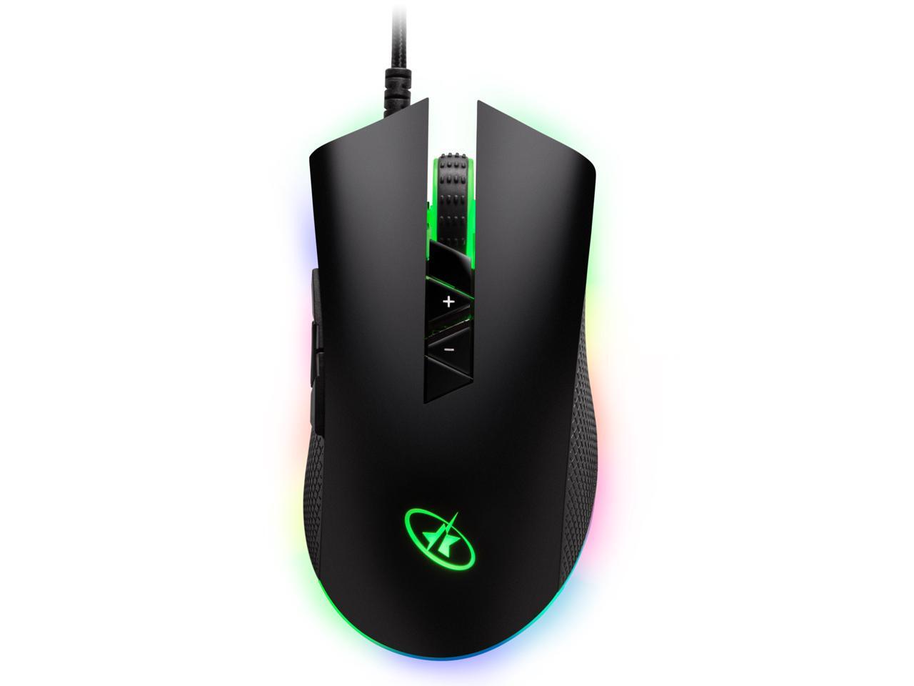 Rosewill NEON M60 Wired Gaming Mouse with Optical Gaming Sensor, On-The ...