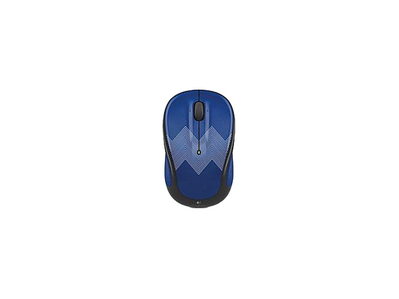 Logitech M325C Wireless Mouse - Blue Zigzag - Newegg.com
