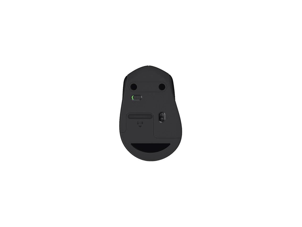 Logitech M330 SILENT PLUS 910-004905 Black RF Wireless Optical Mouse ...