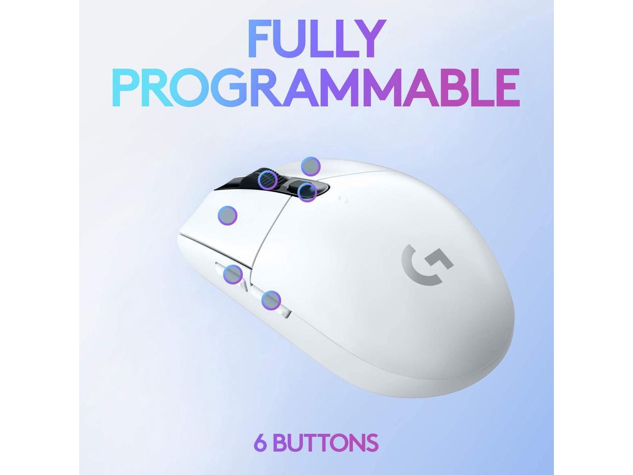 Logitech G305 LIGHTSPEED Wireless Gaming Mouse, Hero 12K Sensor, 12,000 ...