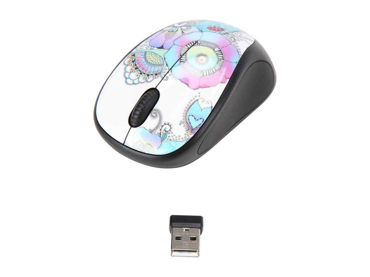 Logitech M317c Wireless Mouse Art Collection - Lady on the Lily ...