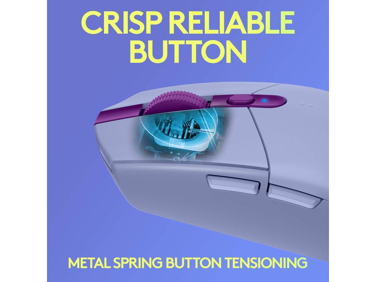 Logitech G305 LIGHTSPEED Wireless Gaming Mouse, Hero 12K Sensor, 12,000 ...