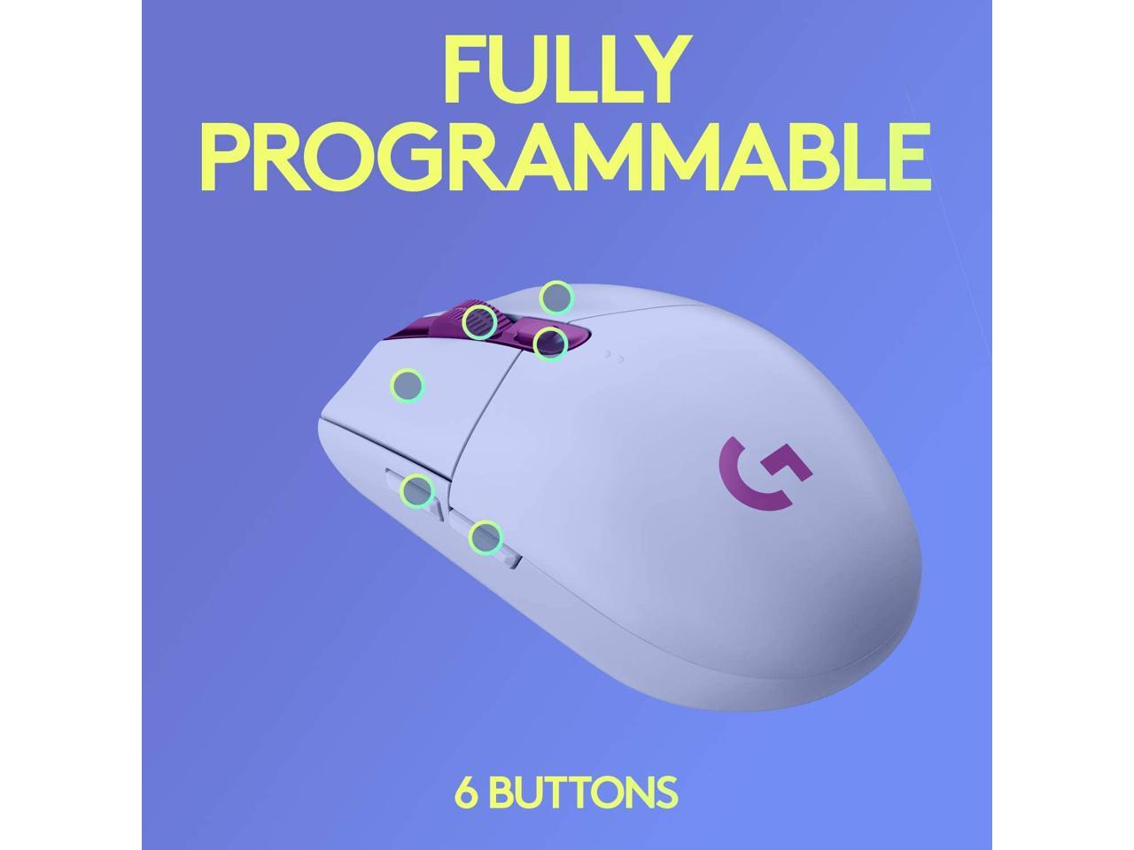 Logitech G305 LIGHTSPEED Wireless Gaming Mouse, Hero 12K Sensor, 12,000 ...