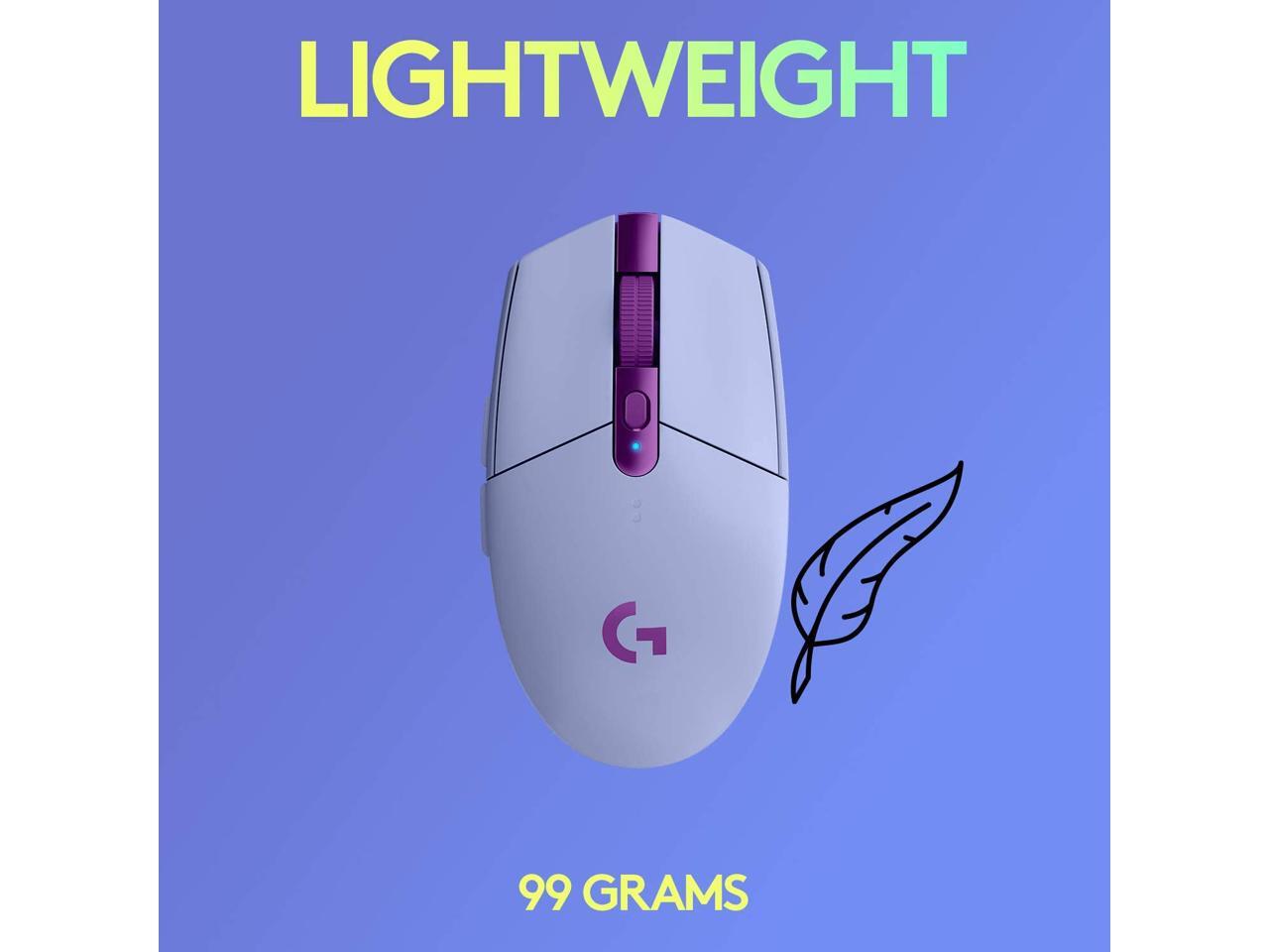 Logitech G305 LIGHTSPEED Wireless Gaming Mouse, Hero 12K Sensor, 12,000 ...