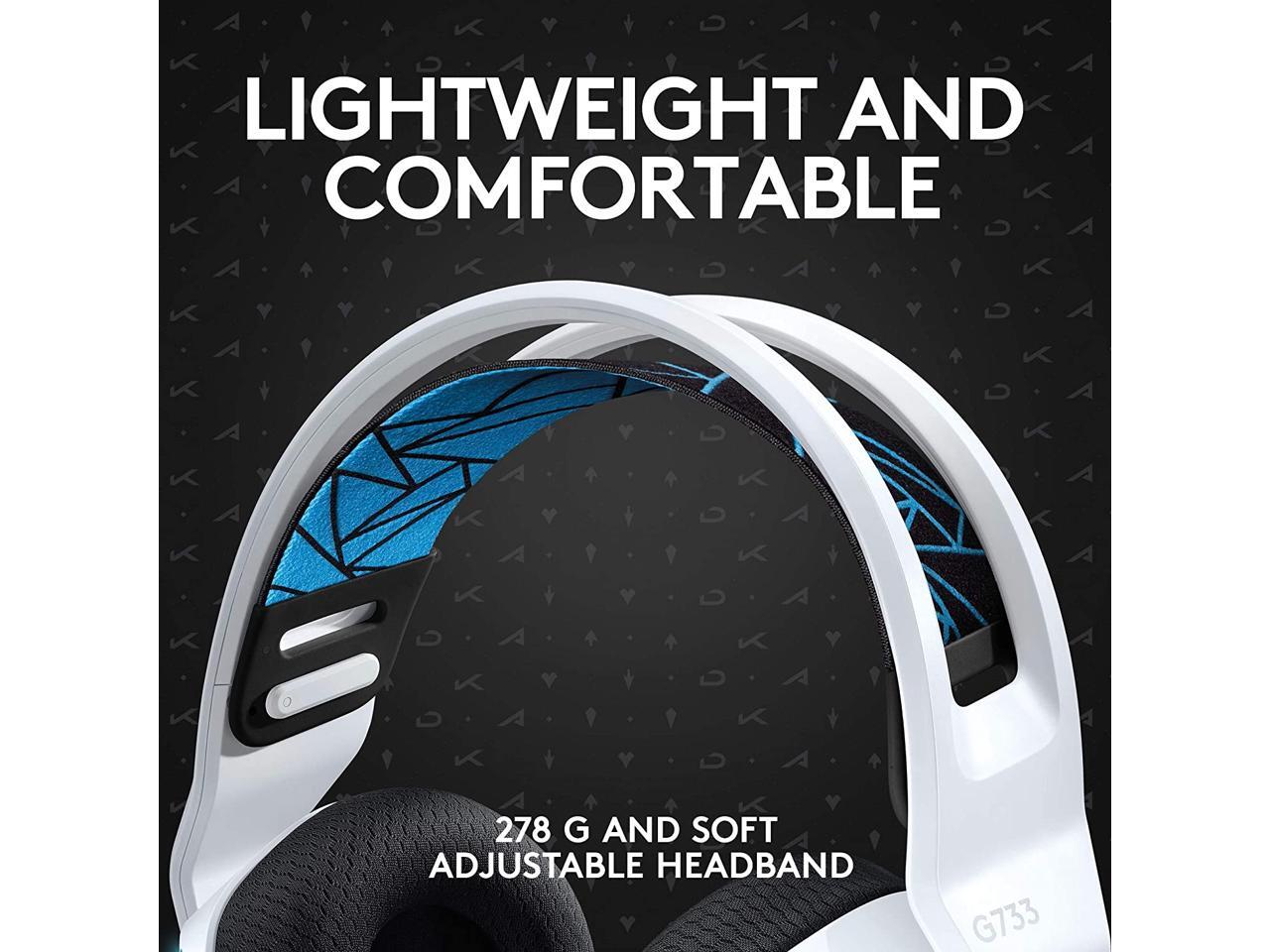Logitech G733 K/DA Lightspeed Wireless Gaming Headset with Suspension ...