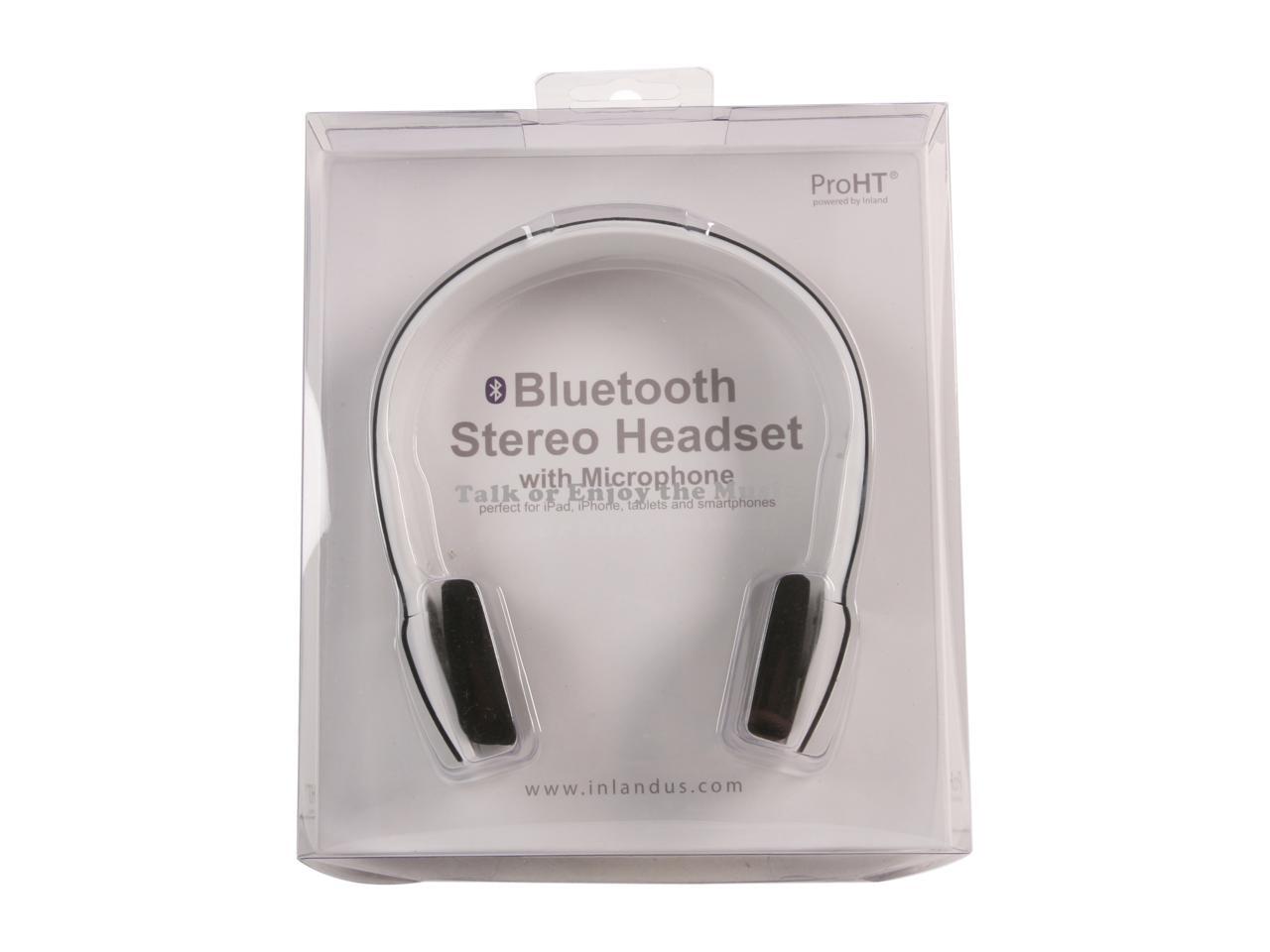 inland 87093 Supra-aural ProHT Bluetooth Headset (Black) - Newegg.com