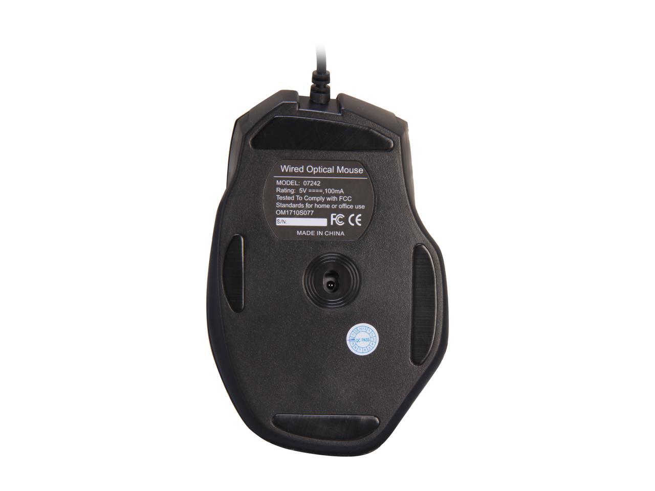 inland 07242 Black Optical Gaming Mouse - Newegg.com