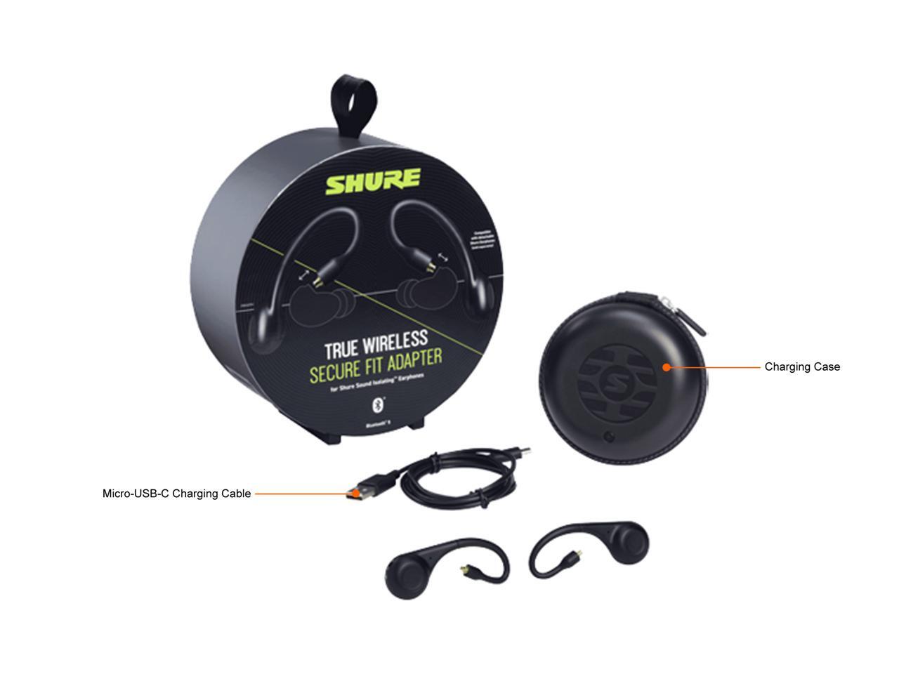 Secure Fit True Wireless Adapter for Shure Earphones - Newegg.com