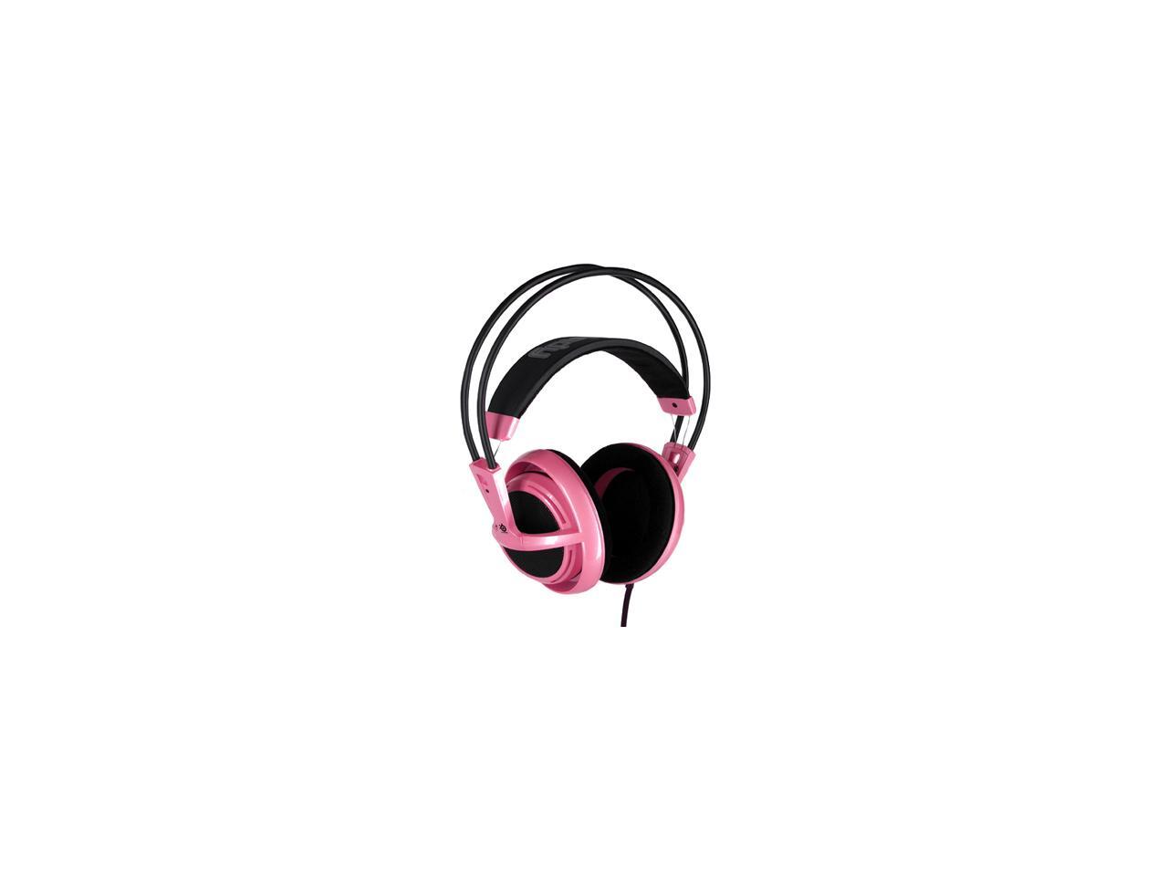 SteelSeries iron.lady Siberia Circumaural Full-size Headset - Pink ...