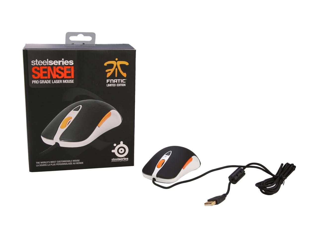 SteelSeries Sensei - Fnatic 62152 Orange / Black / White Wired Laser ...