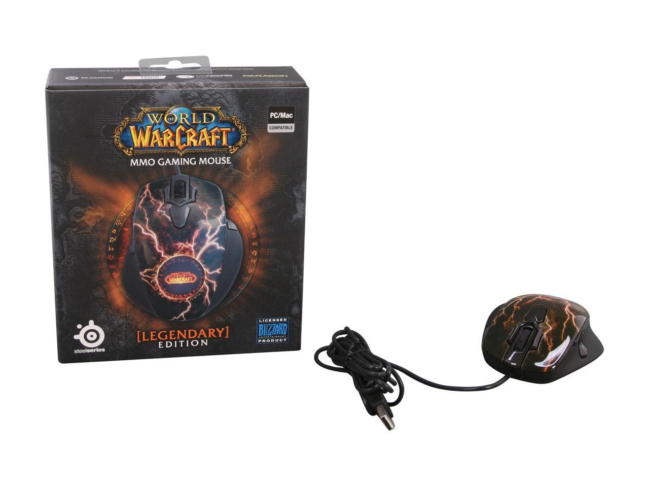SteelSeries World of Warcraft MMO Legendary Edition Mouse - Newegg.com