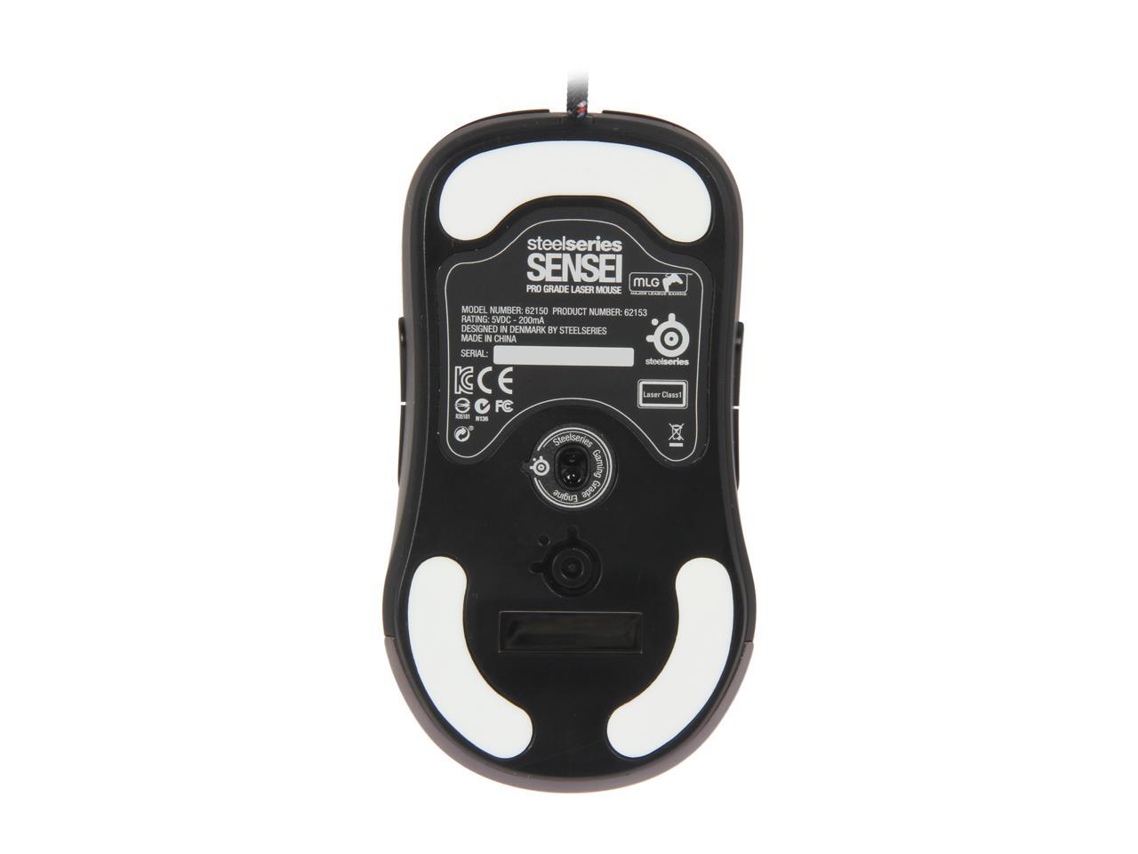 SteelSeries Sensei Pro MLG Edition 62153 Black Wired Laser Gaming Mouse ...