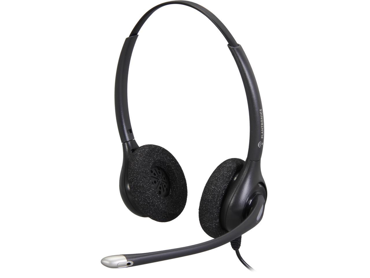 Plantronics SupraPlus Wideband (Noise-Canceling Binaural) Headset ...