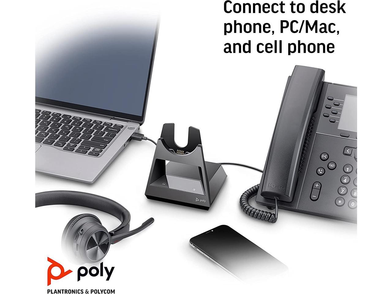 Poly - Voyager Office Base (Plantronics) - Compatible with Voyager ...