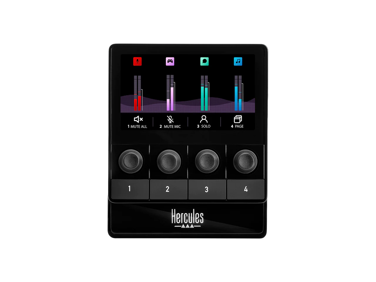 Hercules Stream 100, Audio Mixer for Content Creators, Streaming, and ...