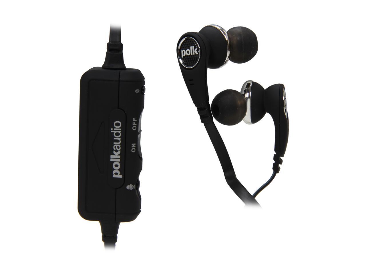 Polk Audio Black UltraFocus 6000 In-Ear Canal Active Noise Cancelling ...