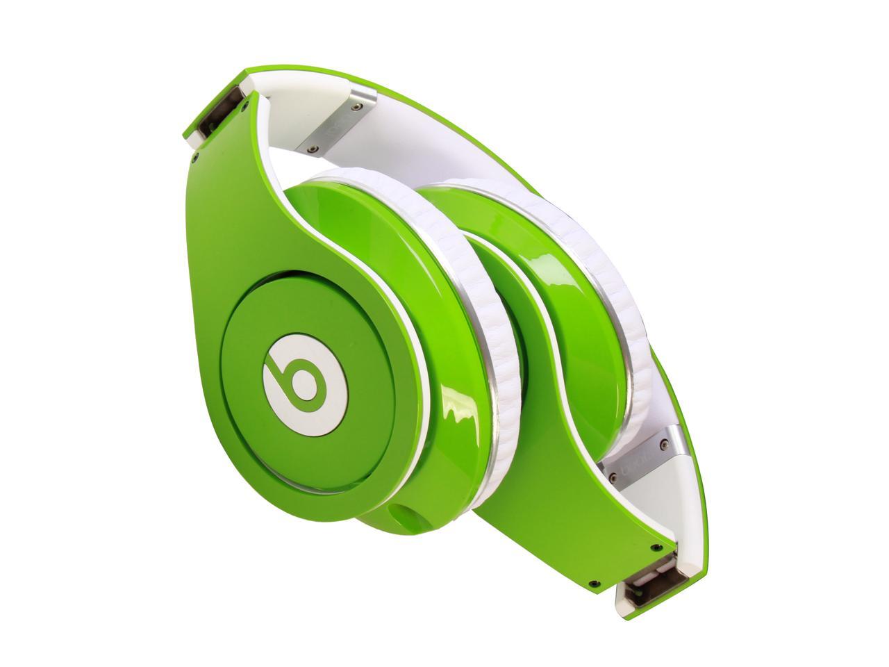 Beats by Dr. Dre Green Studio On Ear Powered Isolation Headphone (Green ...