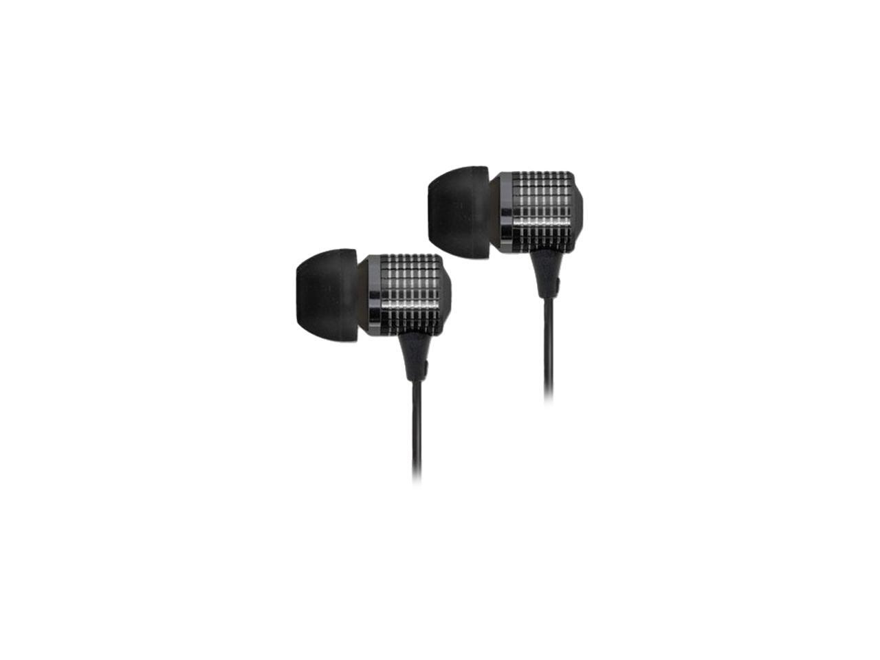 Bytech Black STHD1200 Earbud Earbuds with Microphone, 4 ft Cord ...